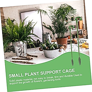 Succulants 20pcs Border Ring Trellis Lily Support Plant Tools Stem Amaryllis Fiberglass Fruits Hydrangea Orchid/Single Holders Stand Outdoor Rack Stake Rose Bonsai Flowers Vine