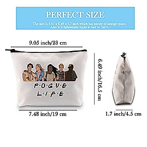 GJTIM Outer Pogue Zipper Pouch OBX North Carolina Friends John B JJ Pope Kiara Makeup Bag for Women
