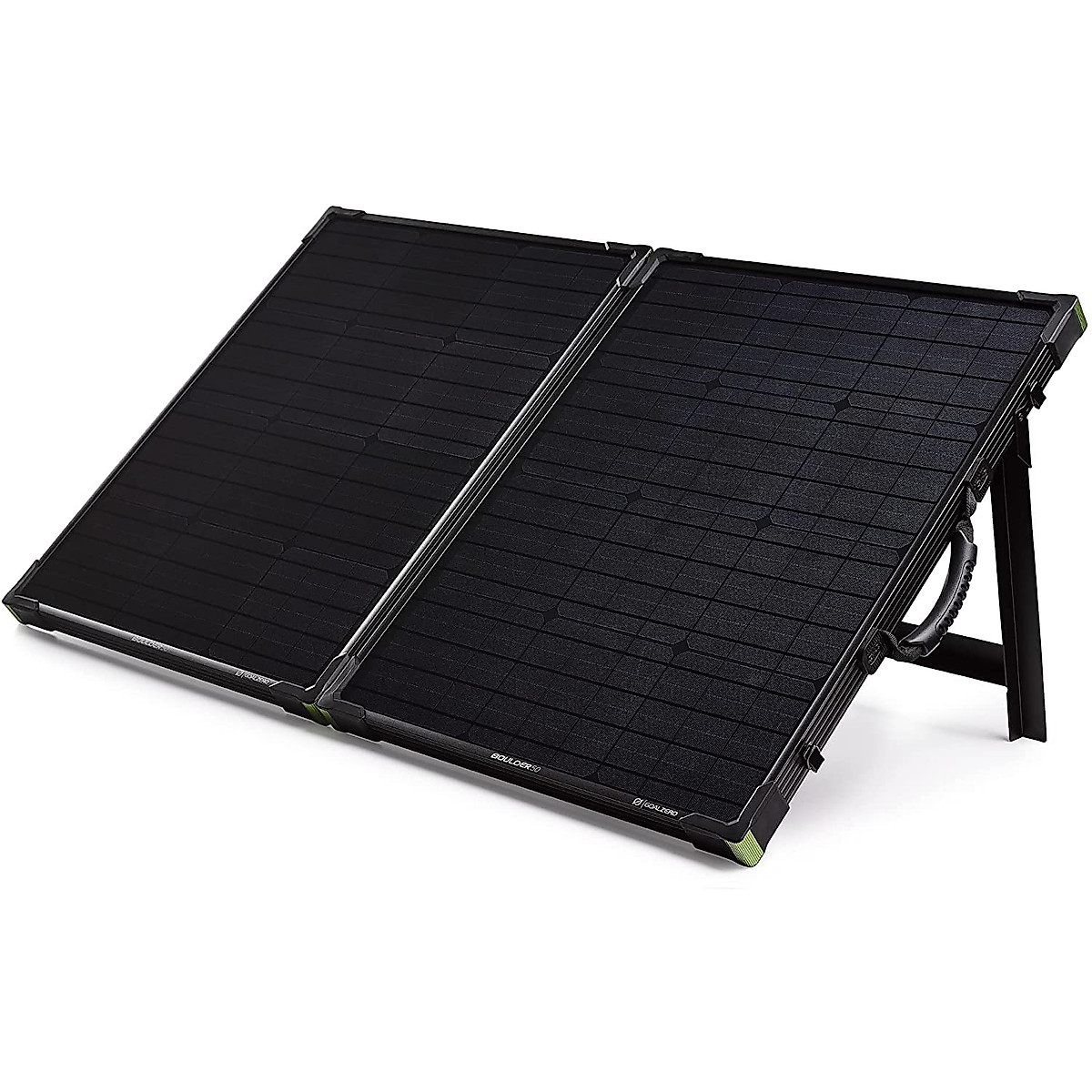 Goal Zero Boulder 200 Solar-Panel Briefcase Charging Kit, 12-Volt Battery Charger, Portable Solar-Panel Kit with 20-Amp Charge Controller, Two 100-Watt Solar Panels, and Customizable Connections