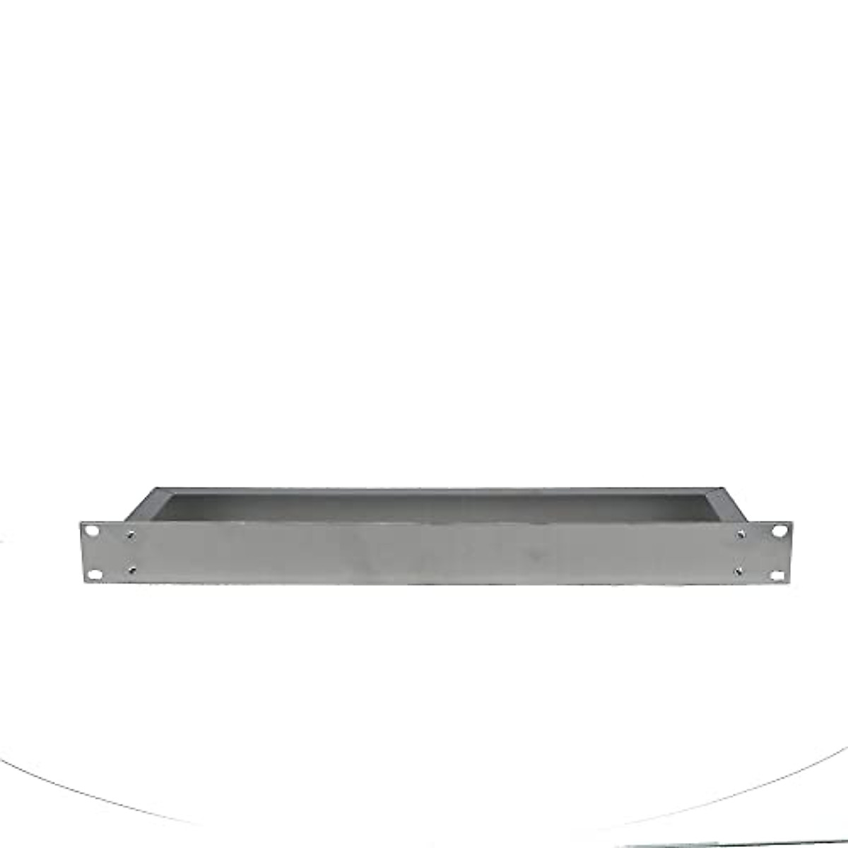 BUD Industries CH-14400 Aluminum Small Rack Mount Chassis 19" L x 4.12" W x 1.75" H, Natural