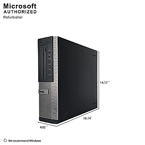 Dell Optiplex 990 DT Business Computer,Intel Core i5 2400 Upto 3.4G,16G DDR3,2T,DVD,WiFi,VGA,DP,Win 10 Pro 64 bit-Multi Language Support-English/Spanish/French(CI5)(Renewed)