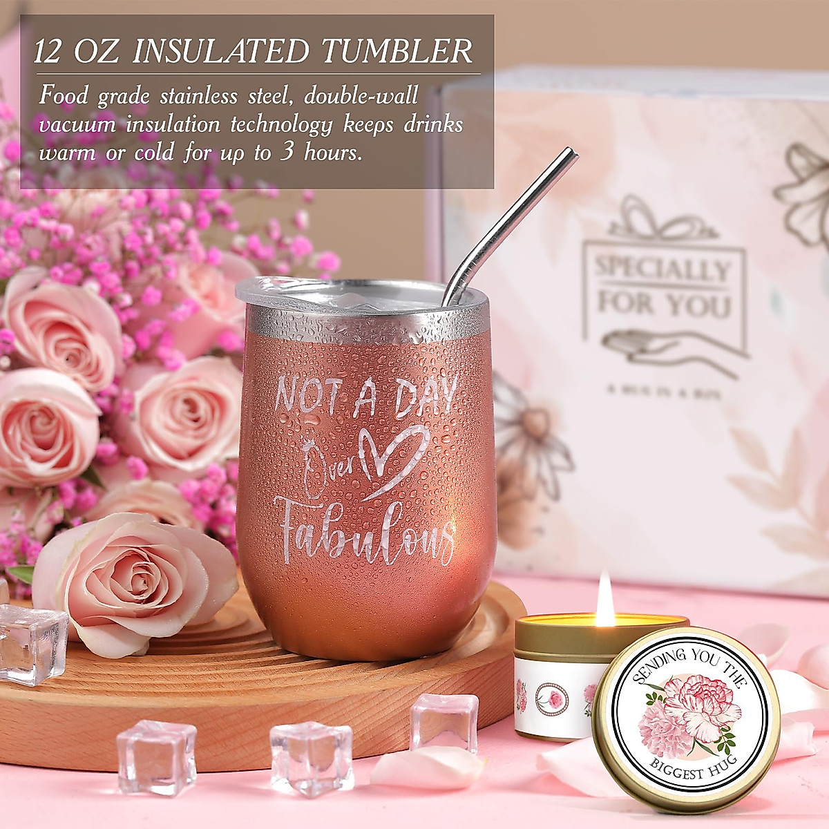 Women Gifts Get Well Soon Gift Basket-Mothers Day Gifts-Unique Birthday Gifts for Women-Self Care Package for Women-Relaxing Spa Gift Inspirational Thinking of You Gifts for Mom Wife Girlfriend Friend