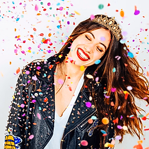 SuPoo Gold Crown Queen Crowns for Women Birthday Tiara Champagne Tiara for Women Rhinestone Headband Hair Accessories Gifts Princess Decoration for Wedding Party Prom Halloween Costume