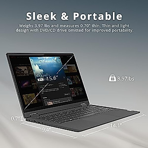 Lenovo IdeaPad Flex 5 15.6" FHD Touchscreen Laptop, Intel Core i5 1135G7, 8GB RAM, 1TB SSD, Intel Iris Xe, Backlit Keyboard, Fingerprint Reader, Wi-Fi AX, Gray, Win 11, 32GB USB Card (Renewed)