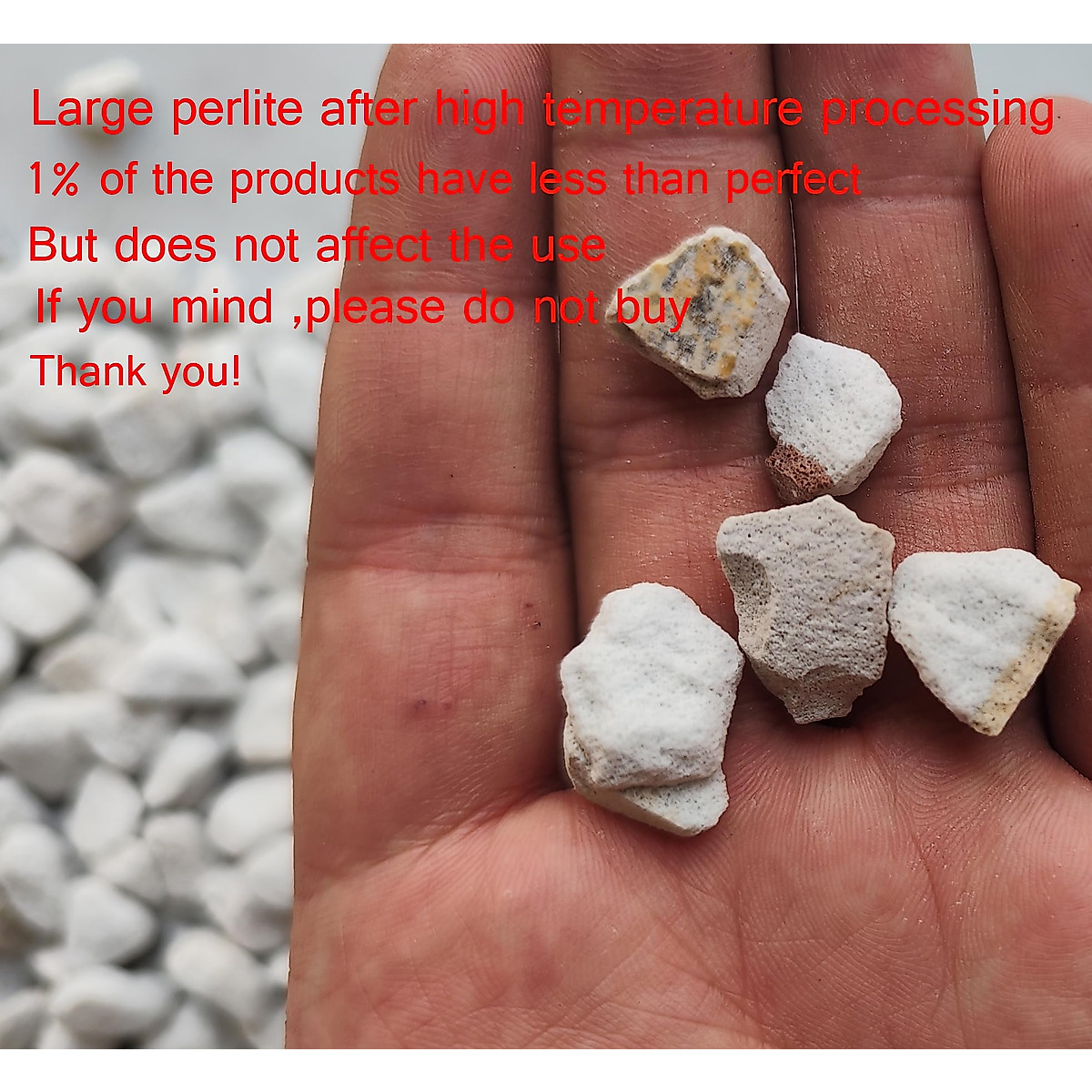 10QT Organic Perlite Horticultural Soil Amendment for Plants and Enhanced Drainage Enhanced