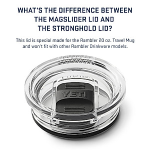 YETI Rambler 20 oz Travel Mug, Stainless Steel, Vacuum Insulated with Stronghold Lid, Tropical Pink