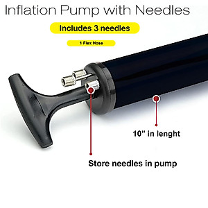 Biggz 12 Pack Ball Pumps W/Needles - Bulk Wholesale Soccer Balls & Sports