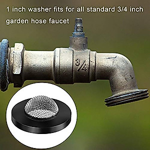 20 Pieces Stainless Steel Filter Hose Washers Inlet Hose Screen Washer Repair Kit for 5/8 inch Washing Machine and 3/4 inch Garden Hose Connector