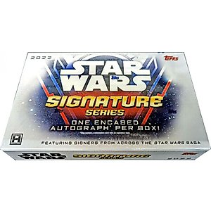 2022 Topps Star Wars Signature Series Hobby Box: 1 Random Autographed Card per Box
