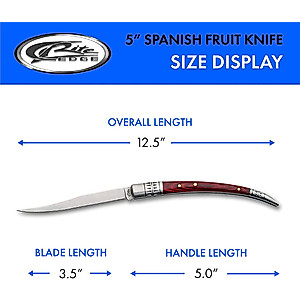 Rite Edge Szco Supplies 5-Inch Spanish Fruit Knife
