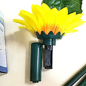 Fluttering Solar Butterfly,Solar Dancing Hummingbird & Butterfly with Sunflower,Solar Powered Ornaments Decorative for Garden Yard Plants Flowers Patio Landscape Outside, One-size