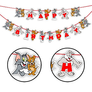 Seyal® Tom & Jery Happy Birthday Banner