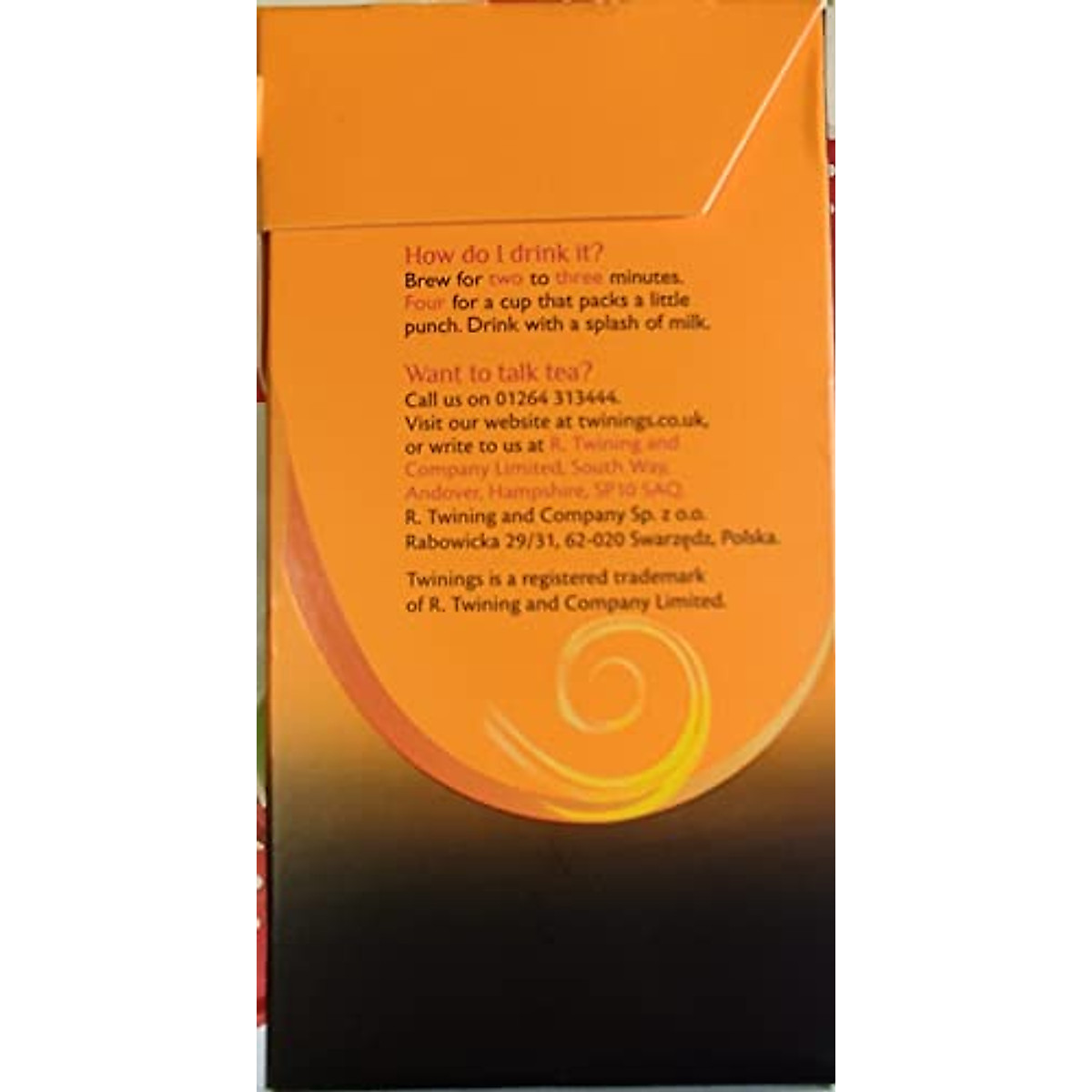 Twinings English Breakfast 100 Teabags 250G