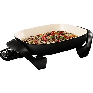 Nonstick Electric Skillet - Great for breakfast lunch dinner, and entertaining (16 Inch)
