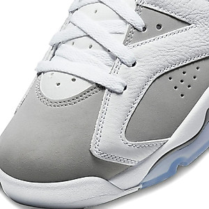 NIKE Air Jordan 6 Retro Men's Shoes Size-9 White/Medium Grey-cool Grey