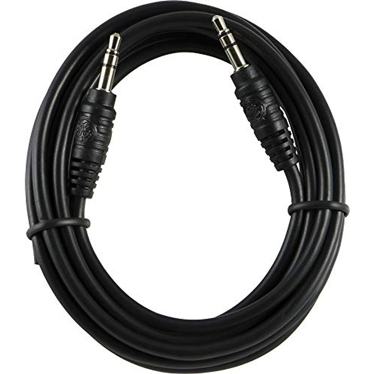 GE 3.5mm Auxiliary Audio Cable 6ft, Black, 33572
