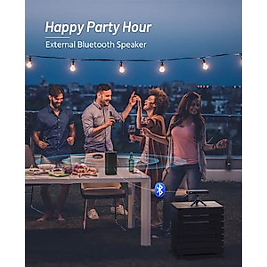 Mini Projector with WiFi and Bluetooth, 1080P ELEPHAS Portable Projector Built in Rechargeable Battery/Speaker, 5G Wireless DLP Little Pico Pocket Outdoor Video Home Movie Projector Compatible iPhone