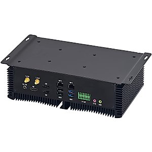 Fanless Industrial Computer Mini PC Intel Core i7 10870H Processor 32GB DDR4 Ram 1TB M.2 2280 SSD 3xHD 8xUSB 6xCOM Intel UHD Graphics Windows 10 Pro WOL PXE