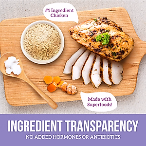 Health Extension Little Bites Chicken & Brown Rice Dry Dog Food (4 lb / 1.8 Kg) - Natural with Probiotics and Superfoods for Teacup, Toy & Small Breeds (Pack of 2)