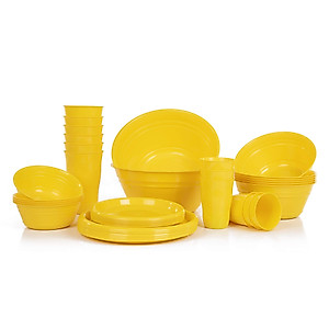 Mintra Home Snack Bowls (Party Set - 38pc) (Yellow)