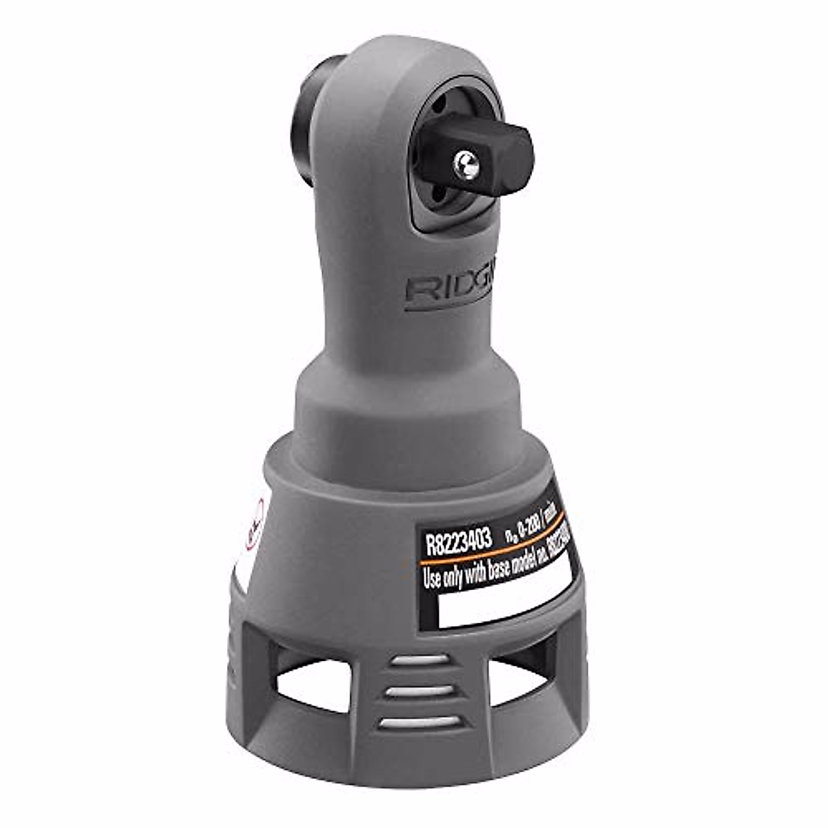 RIDGID R8223403 12v Lithium-ion Jobmax Ratchet Head (Tool Only; Power Handle, Battery and Charger Not Included)