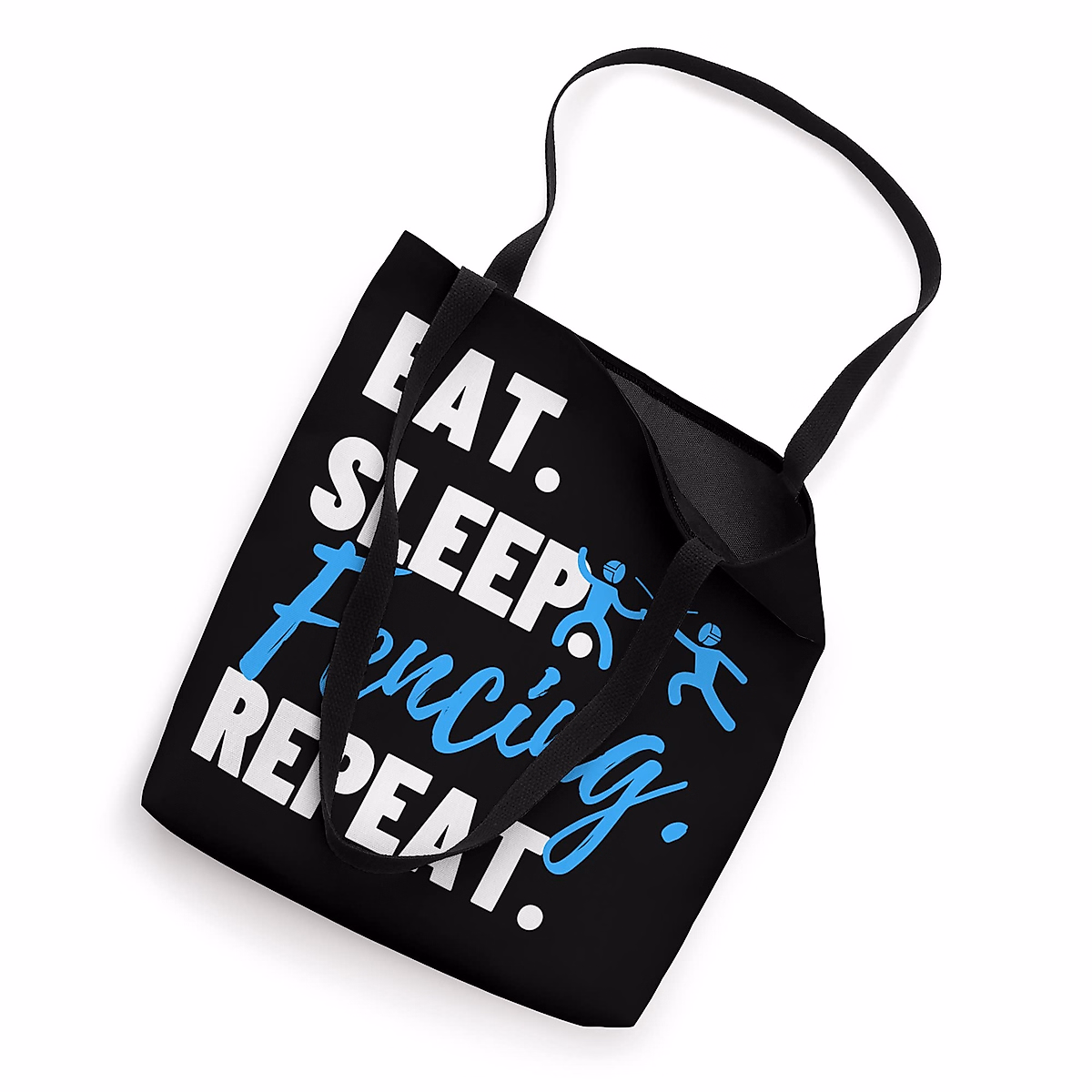 Eat Sleep Fencing Repeat - Fencing Tote Bag