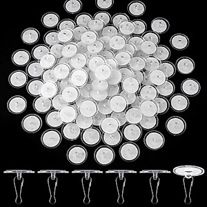 Pndeyo 80 Pack Self-Adhesive Ceiling Hanging Hooks, Damage-Free Removable Wall Hook, Sticky Clear Ceiling Hanger for Festival Wedding Birthday Christams Balloons Colorful Lights Ribbons Decorations