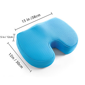Joe & JoseRin Weighted Hot Tub Booster Seat, 15 x 12 x 5 Inches - 3D Air Mesh Thick Soft Bath Seat with Non-Slip Micro Dot Bottom and 5 Weighted Sections - Quick Dry Bath Accessories
