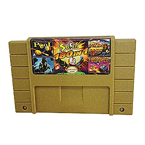 16 Bit English Language Battery Save Video Game Cartridge USA Version NTSC SNES Games For SNES Cartridge Gold