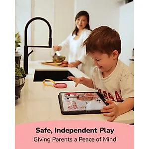 Peekabook Starter Kit, Educational Toy for iPad, Interactive Human Body Book, Learning Toy, Educational Game ABC Learning Toddler STEM Toy Read Along Book Search and Find it Travel Activity RED