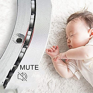 8/12/32 Inch Heavy Duty Steel Lazy Susan Bearing,Heavy Duty Aluminium Rotating Lazy Susan Turntable,360 Degree Rotating Turn Table Ring,Various sizes to choose from (Color : Silver, Size : 350mm (14