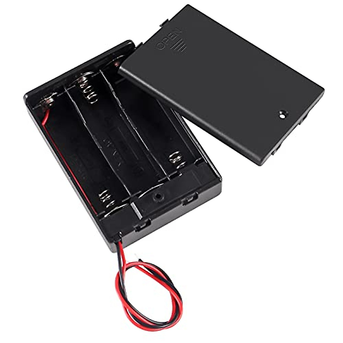 ACEIRMC AA Battery Holder with Switch and Cover: Single AA Battery Holder with Cover, 2 AA Battery Holder with Switch, 3 AA Battery Holder, 4 AA Battery Holder with Leads and Wires