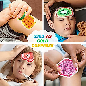 Easter Basket Stocking Stuffers Water Beads Sensory Toys for Kids - Fruit Bean Bags Stress Relief Sensory Toys for Autistic Children, Classroom Toy and Preschool Learning Activity, Calming Toys