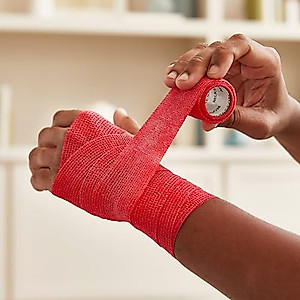 McKesson Elastic Self Adherent Cohesive Bandage, Multi-Color, Non-Sterile, 2 in x 5 yds, 1 Count, 36 Packs, 36 Total