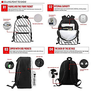 Beauty Collector Cool Sheep Backpacks Boys School Bag Set Personalized for Teens Book Bags with Lunch Bag and Pencil Case