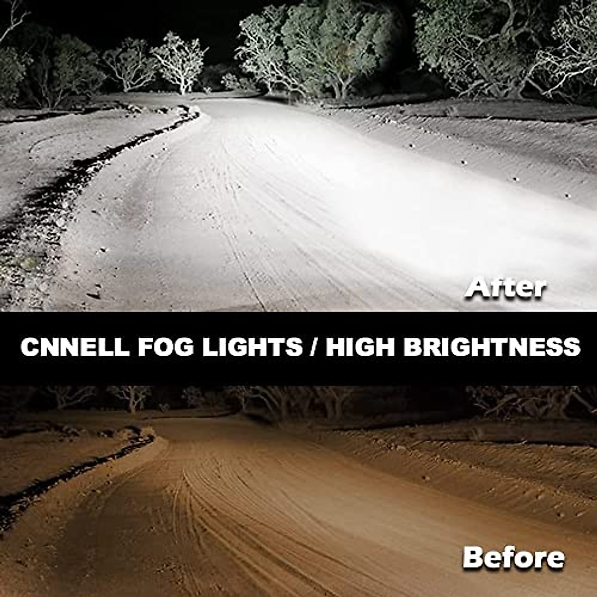 CNNELL Fog Lights Lamps Compatible With Chevy Avalanche Pickup Truck 2002-2006 Left and Right Replaces
