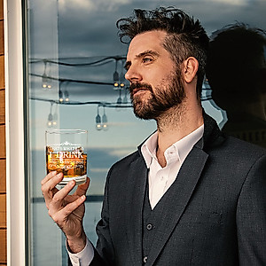 I Drink and I Know Things Funny Whiskey Glasses Gifts for Men or Women - Unique Festival, Birthday Gifts for Friends, Mom, Dad, Coworkers, Congratulations Birthday BFF Gifts for Friend, 11 oz