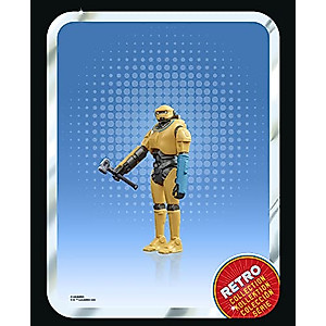STAR WARS Retro Collection NED-8 Toy 3.75-Inch-Scale OBI-Wan Kenobi Collectible Action Figure, Toys for Kids Ages 4 and Up, Multicolored, F5774