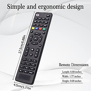 Replaces Universal Remote Control for Samsung, Sharp, LG, Sony, Panasonic, Toshiba, Blu-ray/DVD Players, Streaming Media Players, Universal Remote for All TVs - Easy Setup