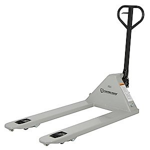 Strongway Pallet Jack Fork Pallet Truck - 63.5in L x 27in W (5500LB Capacity)