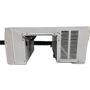 Soleus Air 10,000 BTU Window Air Conditioner with 10,000 BTU Heater, 12.5" Extra Thick Wall Compatible, Wi-Fi Enabled, Saddle Mount, and Quiet Operation in White