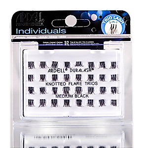 Ardell Individual Trios Eyelash, Black, Medium
