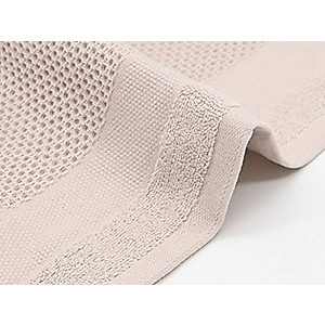 Mia'sDream Cotton Dish Cloths Dish Rags Waffle Weave Kitchen Towel, Soft and Absorbent Dish Towels Hand Towels for Kitchen, 12inchx12inch 6 Pack (Khaki)