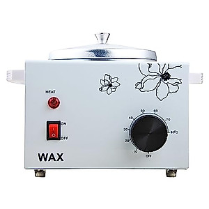 Flngr Professional Wax Warmer for Hair Removal,with 0-80°C Temperature Control,Large Wax Pot Paraffin Facial Skin Body SPA Salon Equipment,Beauty Salon,Self-use,Gift