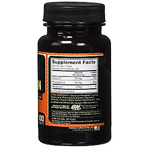 OPTIMUM NUTRITION Melatonin 3mg Tablets, 100 Count