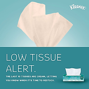 Kleenex Professional Facial Tissue for Business (21400), Flat Tissue Boxes, 36 Boxes / Case, 100 Tissues / Box, 3,600 Tissues / Case