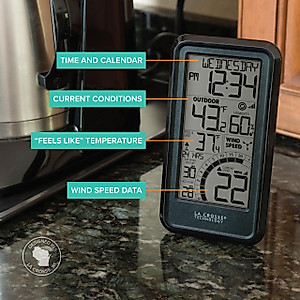 La Crosse Technology 327-1418BW Monochromatic Digital Wind Speed Station