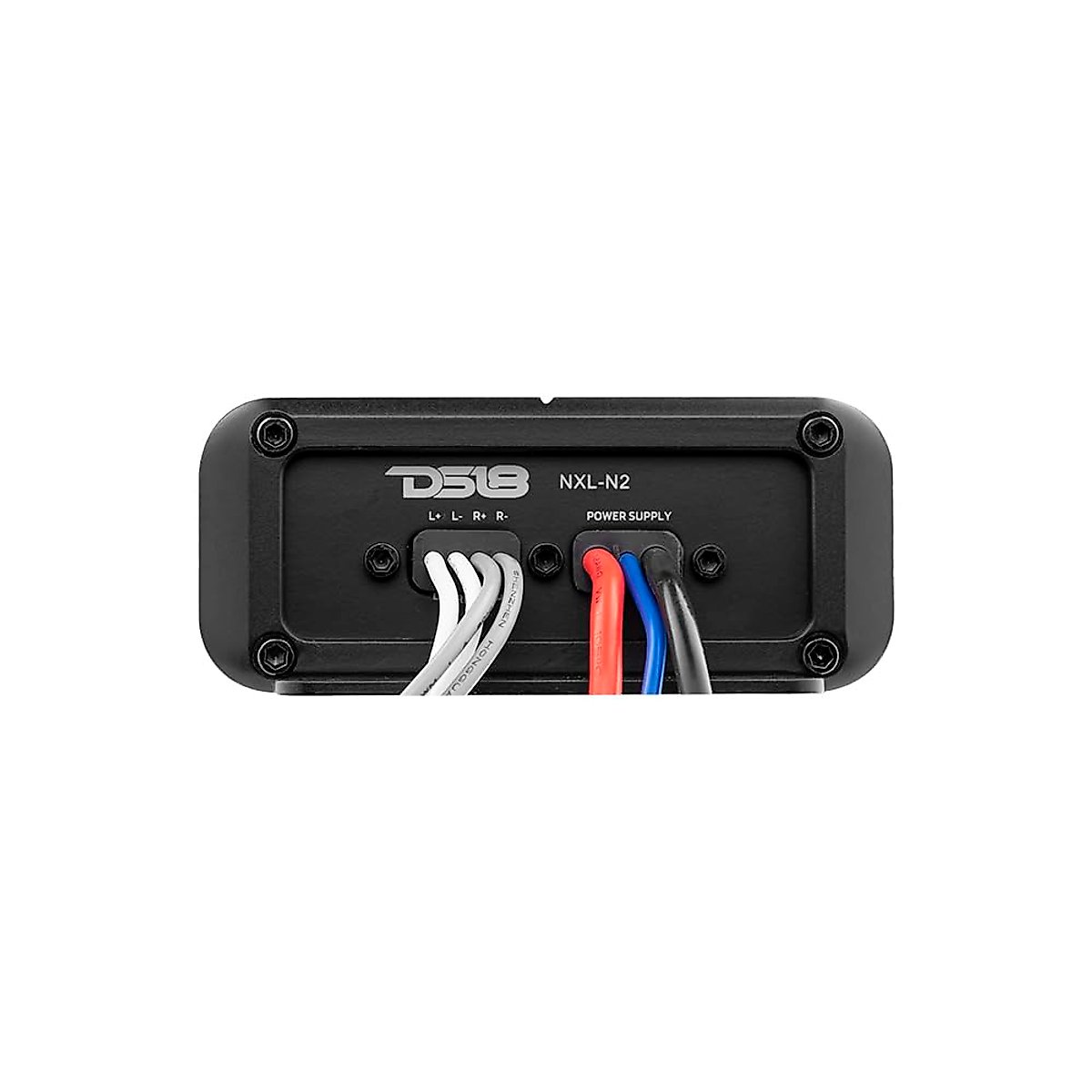 DS18 Hydro NXL-N2 Amplifier 2-Channel Ultra Compact 900W Peak Power, Stereo Full Range Amp, Class D, Waterproof IP67, Digital Marine Amplifier, Nano Size - All Elements, for All Applications