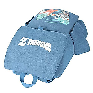 INN Innturt Anime Canvas Backpack Rucksack Bag School Backpack Blue Large