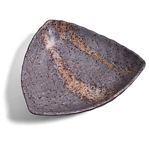 Merritt Limestone Print 7-inch Triangle Melamine Salad Bowl, Set of 6